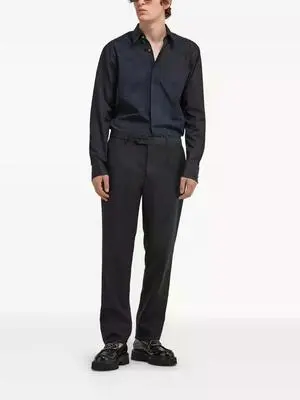 Roberto Cavalli Zebra-print Buttoned Shirt