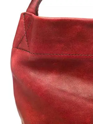 SOMMET Large Lidia Buckle-strap Leather Shoulder Bag