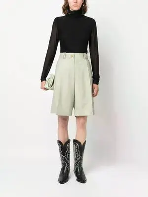 GANNI Roll-neck Long-sleeve Top