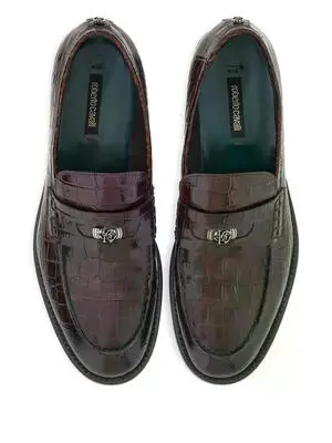 Roberto Cavalli Crocodile-embossed Loafers