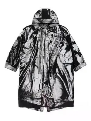 JEAN PAUL GAULTIER Trompe L'oeil Print Parka
