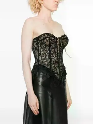 Giuseppe Di Morabito Sweetheart-neckline Corset Top