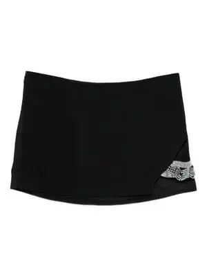 Amen Beaded-embellished Panel Mini Skirt