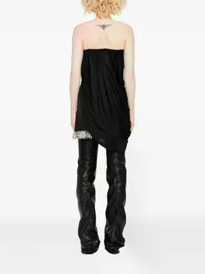 Giuseppe Di Morabito Draped Strapless Top - Black