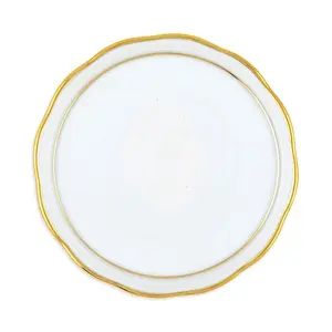 HEREND Porcelain Golden Edge Coaster - Gold
