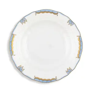 HEREND Dessert Plate - Light Blue