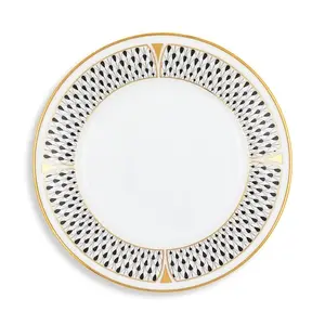 HEREND Bread And Butter Plate - Black