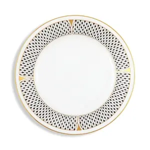 HEREND Porcelain Dinner Plate - Black