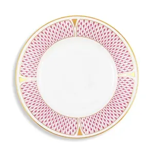 HEREND Porcelain Dessert Plate - Raspberry