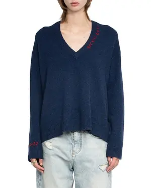 Zadig&voltaire V Neck Knitwear For Women