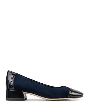 DONALD PLINER Dreww Suede Pumps - Navy