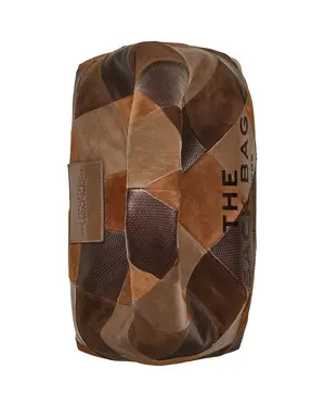 Marc Jacobs The Suede Patchwork Sack Bag - Brown Multi