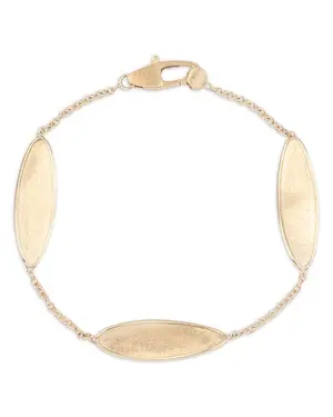Marco Bicego 18k Yellow Lunaria Twist Disc Station Bracelet - Gold