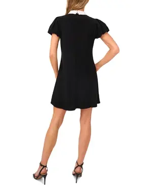 CECE DUPRAZ Tie Neck Puffed Sleeve Dress