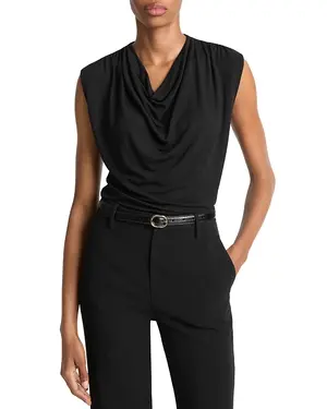 Vince Draped Top - Black