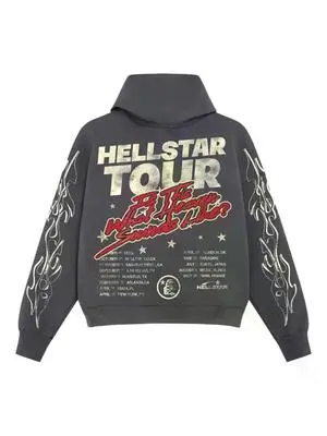 HELLSTAR Flame-print Hoodie