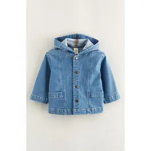 TUCKER + TATE Hooded Denim Jacket
