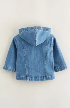 TUCKER + TATE Hooded Denim Jacket