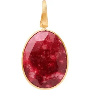 Marco Bicego Lunaria Thulite Pendant - Gold