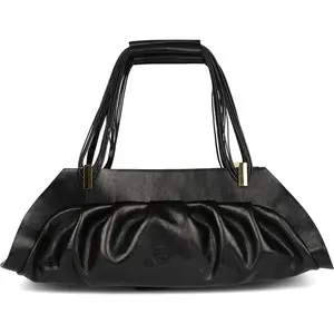 Jeffrey Campbell Mothership Leather Handbag - Black