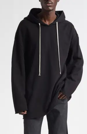 Rick Owens Peter Oversize Hoodie - Black