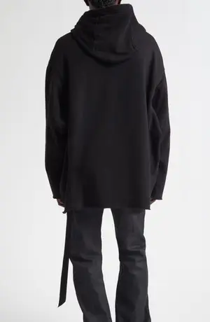 Rick Owens Peter Oversize Hoodie - Black