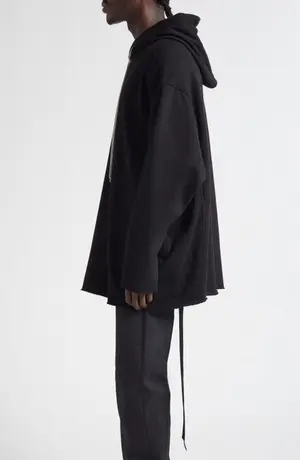 Rick Owens Peter Oversize Hoodie - Black