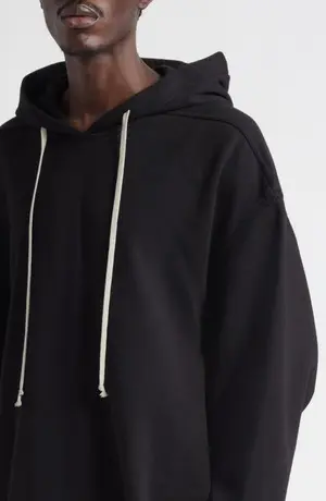 Rick Owens Peter Oversize Hoodie - Black