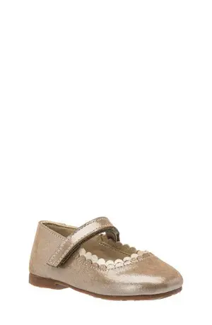 ELEPHANTITO Aria Mary Jane Flat - Blush Gold