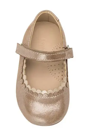 ELEPHANTITO Aria Mary Jane Flat - Blush Gold