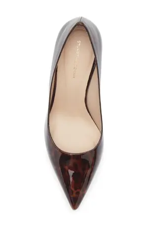 STUART WEITZMAN Supersculpt 75 Pointed Toe Pumps - Black