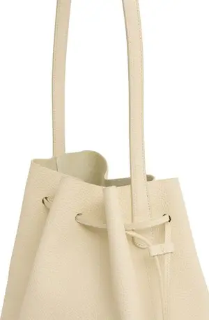 MANSUR GAVRIEL Everyday Cabas Leather Bucket Bag - Jasmine