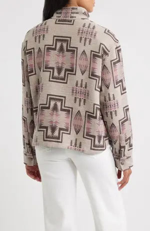 Pendleton Harding Half Zip Cotton Sweatshirt