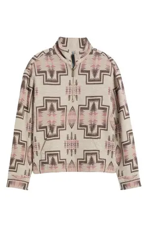 Pendleton Harding Half Zip Cotton Sweatshirt