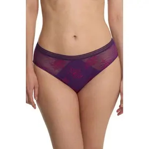Natori Love Lace Hipster Panties - Vivid Grape/sakura