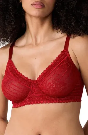ETAM Panama Underwire Minimizer Bra - Cardinal