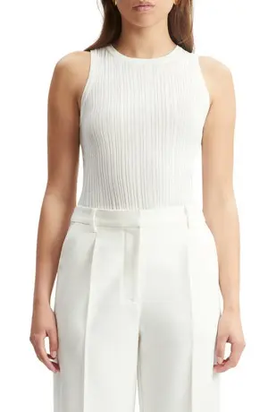 Bardot Merel Knit Tank - Orchid White