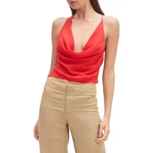Bardot Cowl Neck Camis Tanks For Women
