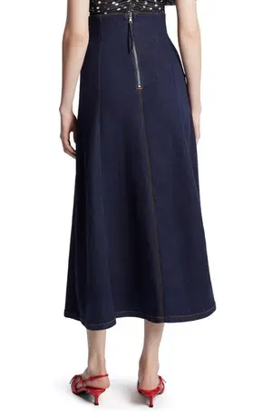 Bardot Zeta Denim Midi Skirt