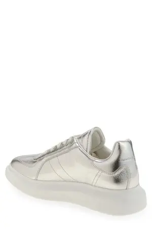 Alexander McQueen Oversized Metallic Leather Sneakers