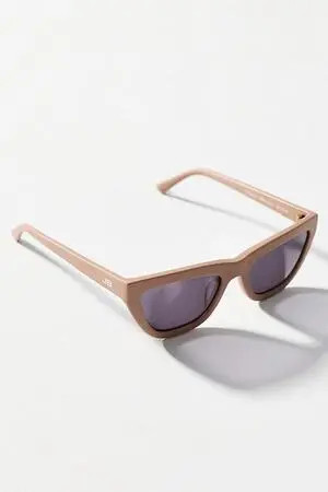 Jenny Bird Modern Cat-eye Sunglasses - Camel