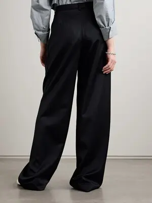 TWP Sullivan Pleated Linen Straight-leg Pants