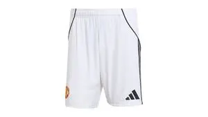 Adidas 25/26 Home Shorts - Manchester United White