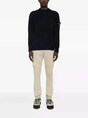 Stone Island Crew-neck Wool Blend Sweater