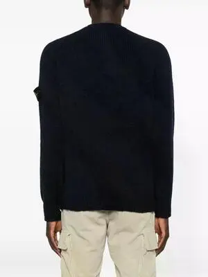 Stone Island Crew-neck Wool Blend Sweater
