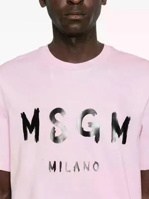 MSGM Logo-lettering T-shirt
