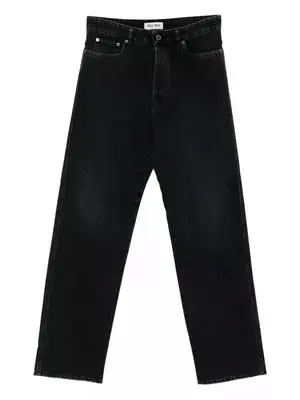 Miu Miu Logo-motif Straight-leg Jeans