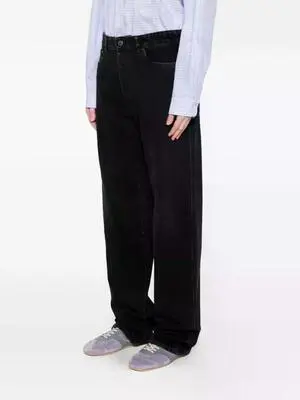 Miu Miu Logo-motif Straight-leg Jeans
