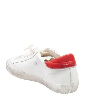 Philippe Model Felt-effect Calfskin Sneakers