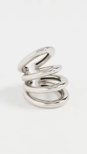 Rabanne Punk Ear Cuff - Silver